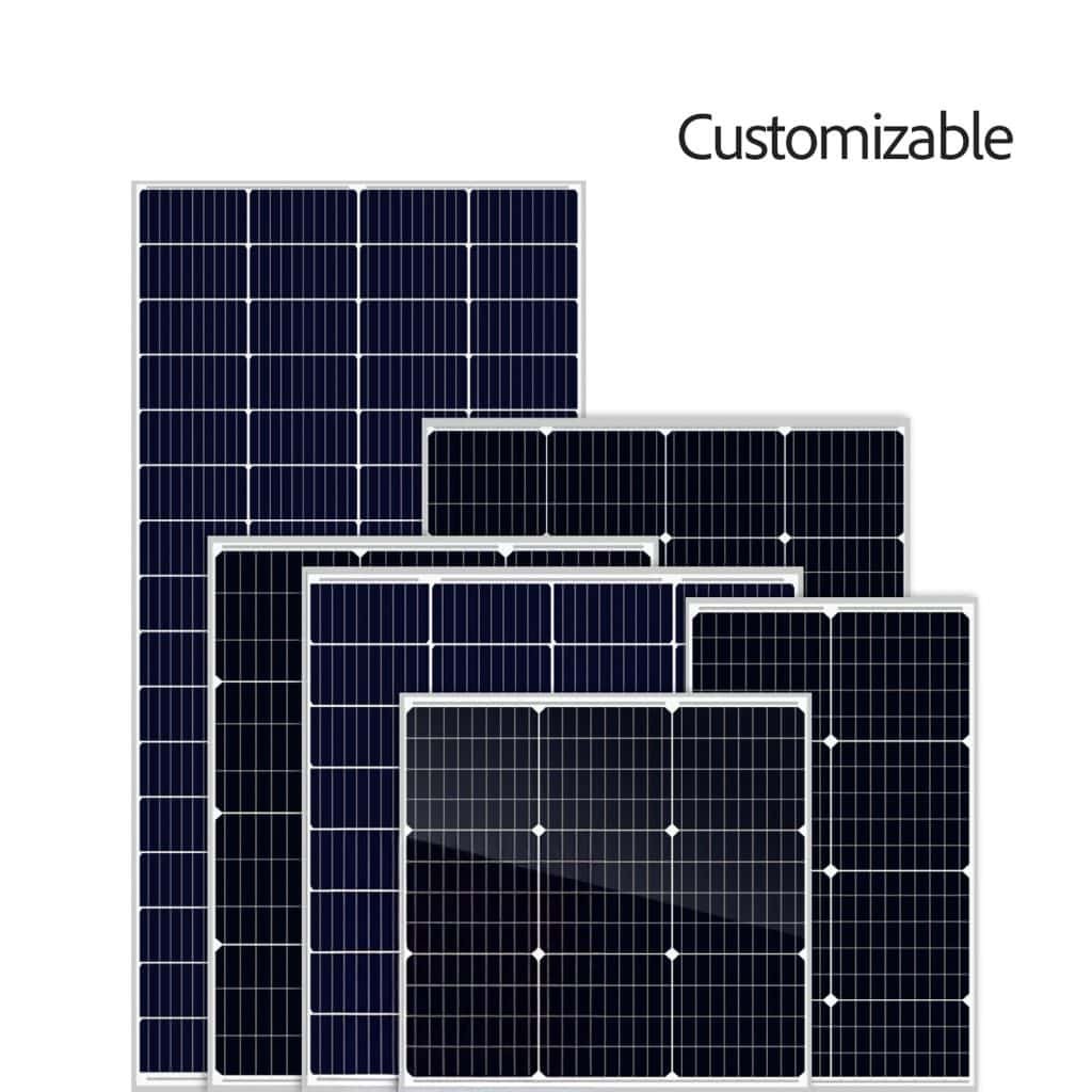 55 Watts 12V Small Solar Panels | Custom Manufacturing